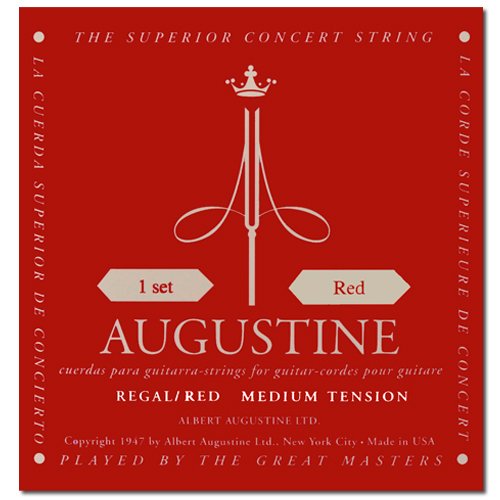 Cordas Augustine Regal Red REGRED Violão Nylon Tensão Mista