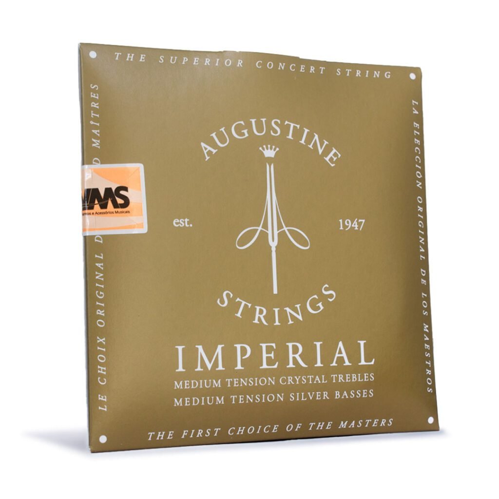 Cordas Augustine Imperial Red IMPRED Violão Nylon Tensão Média - Encorda